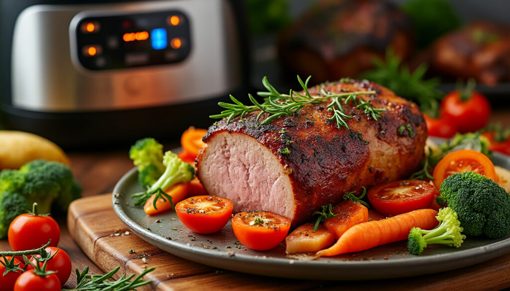 Recettes de viande de porc juteuse à l'airfryer - Friteuse à air chaud